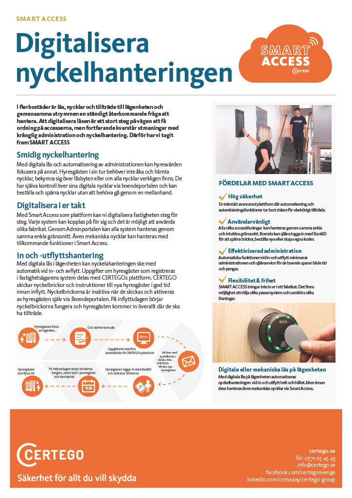 CERTEGO | Broschyrer - CERTEGO